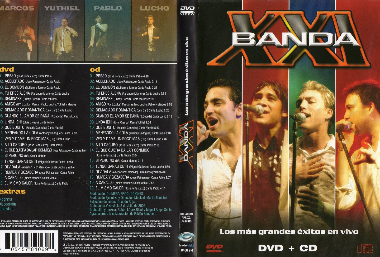 Banda XXI: Los mas grandes exitos en vivo | Música Wiki | Fandom